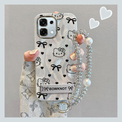 适用OPPOA系列蝴蝶结KT猫手机壳