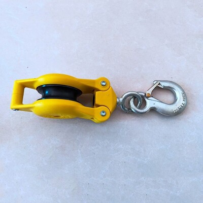 550/放551电力线施滑ZLP车电力工起重缘滑绝轮侧开口挂钩式滑轮