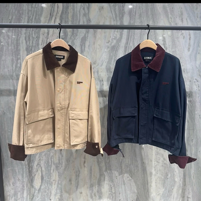 【BON联名】正品2026秋新品全棉工装短款宽松夹克MBF3JKT006
