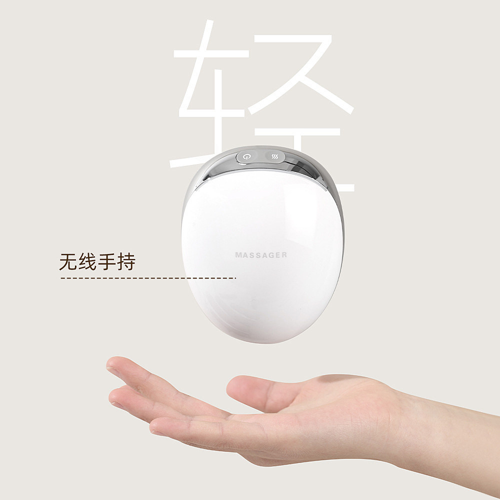 康仕坦四爪头部按摩器电动红光热敷按摩神器 USB充电式八爪鱼造型