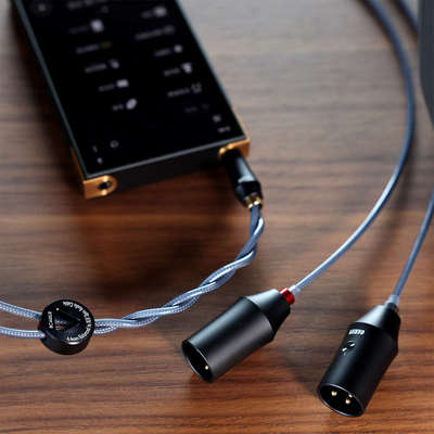 ddHiFi滴滴BC44XLR 4.4mm平衡转XLR 3芯屏蔽信号线功放音响连接线