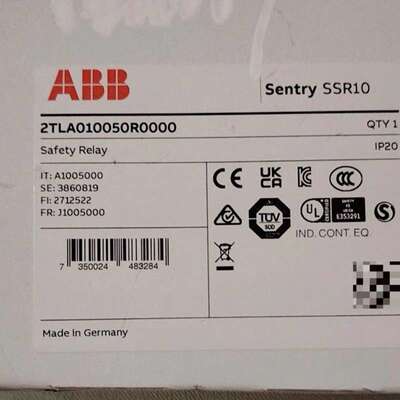 {议价}ABB安全继电器Sentry SSR10，型号2TLA010{议价}