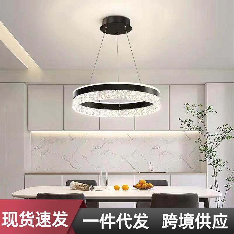 餐厅吊灯led现代简约中山灯极简轻奢客厅灯创意设计灯具照明灯饰