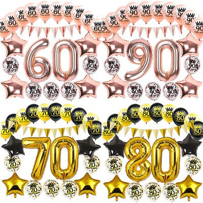 极速Birbthday Inflatable Confetti Number Balloons 18 21 30 4