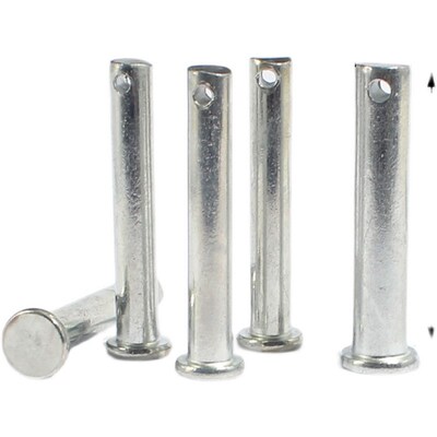 镀锌GB882销轴 定位销 T型平头带孔圆柱销销钉M22M24M25M28M30M40