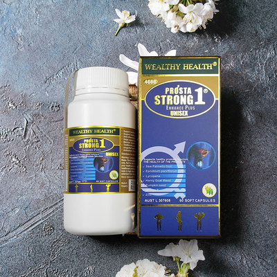 WealthyHealth澳洲富康前列康锯棕榈番茄红素锌硒胶囊60粒