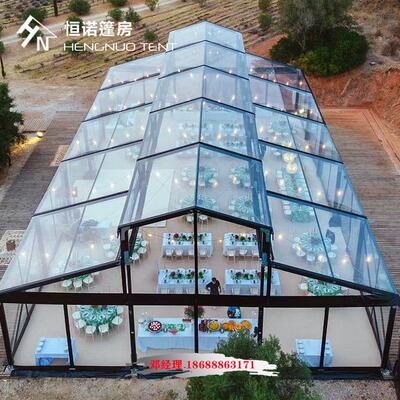 9x18米庭铝合金异形顶篷房 恒诺供应中帐篷 厂家 供应Atrium tent