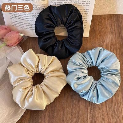 韩版真丝填充大肠发圈刘亦菲同款