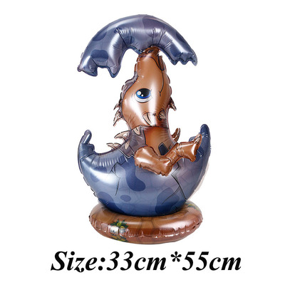 极速Dinosaur Egg Balloon TyrannosaEurus Rex Ankylosaurus Loo