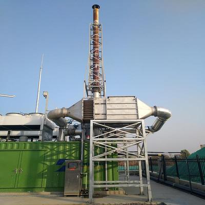 方舱燃气发电机组尾气净化系统 发电机氮氧化物超标治理SCR脱硝