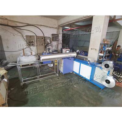 小型铝箔风管卷管机 全自动排气管软管制造机Bellows machine