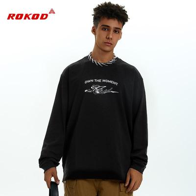 美式休闲T恤潮牌简约时尚运动