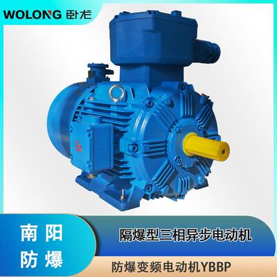 卧龙南阳YBBP-160L-4/15kW 380V IC416变频防爆电机 BT4 CT4