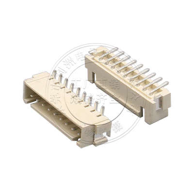 编带XHB2.5接插件2.5mm间距立贴针座XH2.54立式贴片带锁扣连接器