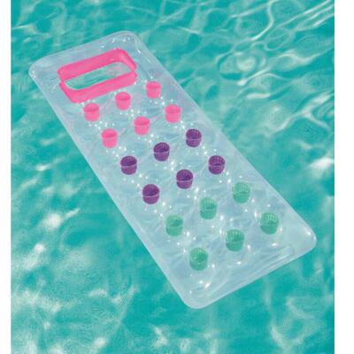 Bestway游泳充气浮床水上浮排海滩垫躺椅加厚旅游漂浮游泳圈