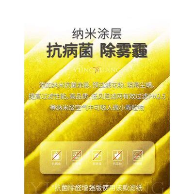 适配Giabo捷家伴PAC2302空空氣淨化消毒機清新机过滤网除甲醛滤芯