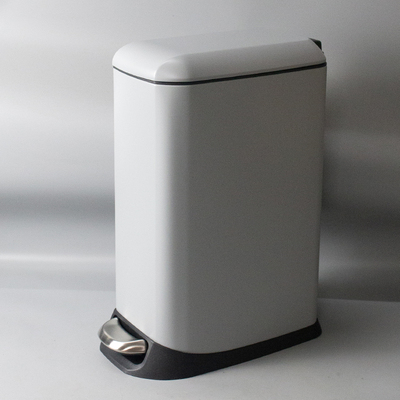 朗艺垃圾桶不锈钢窄身厨房卫生间12升20升50升超窄太空灰7268款