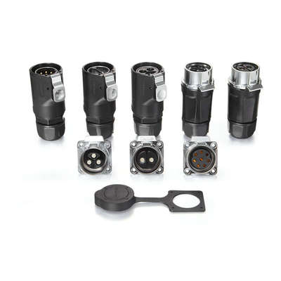 cnlinko凌科 LP-28 LP28大电流2针3孔8芯15A 快充航空插头连接器