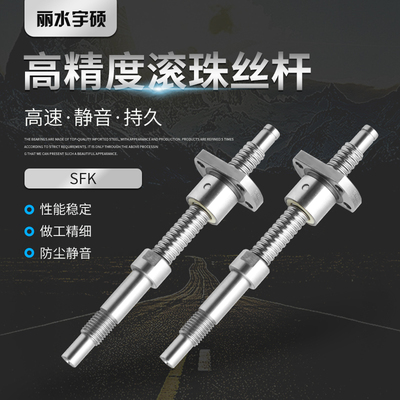 TBI国产微型滚珠丝杆滑台模组左右研磨一体丝杠SFK0401 0601 0602