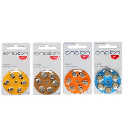 德国进口引擎engion助听器专用电池E10 E312 E13 E675 免邮