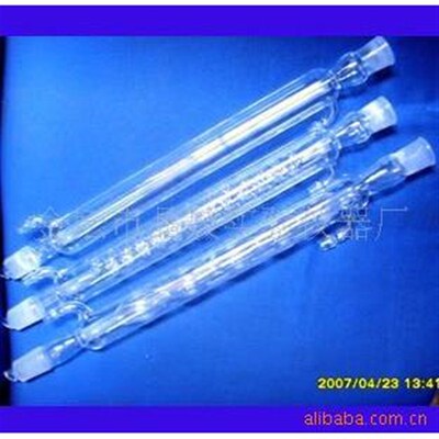 厂家直供300mm球形蛇形石英冷凝管实验室直型冷凝管玻璃仪器
