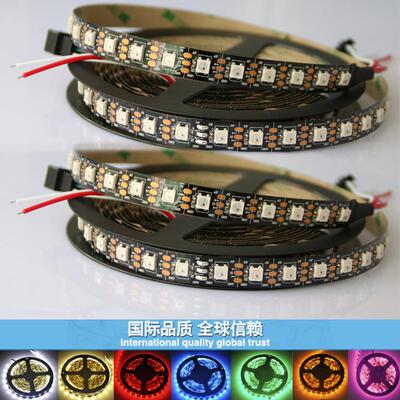 LED幻彩灯带LED照明WS2812贴片5050RGB防水灯条内置SK6812驱动IC