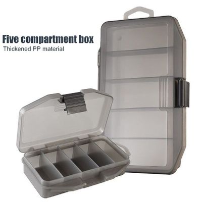 极速5 Grids Fishing Bait Box Compartments ContaSiner Plastic