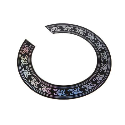 极速Hardc PVC Circle Sound Hole Rosette Inlay for 8 9 inch