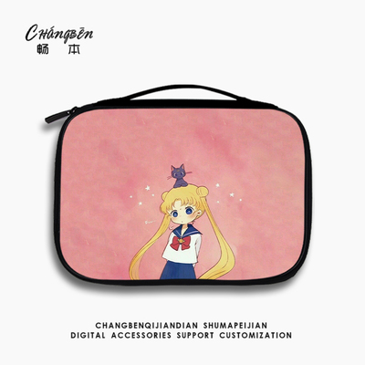 美少女平板收纳包适用苹果ipad11华为MatePadPro13.2电脑11.5寸手提小米8内胆包air5键盘mini7携带SE保护套袋