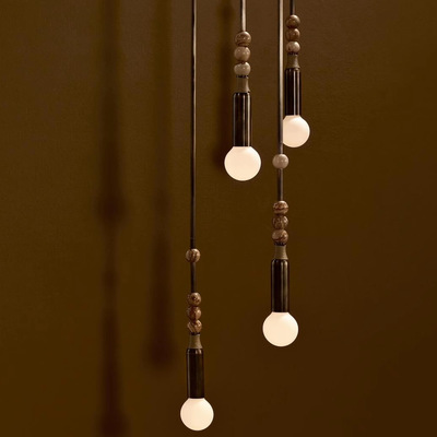 APPARATUS设计师全铜吊灯美式复古卧室床头餐厅客厅单头吊灯