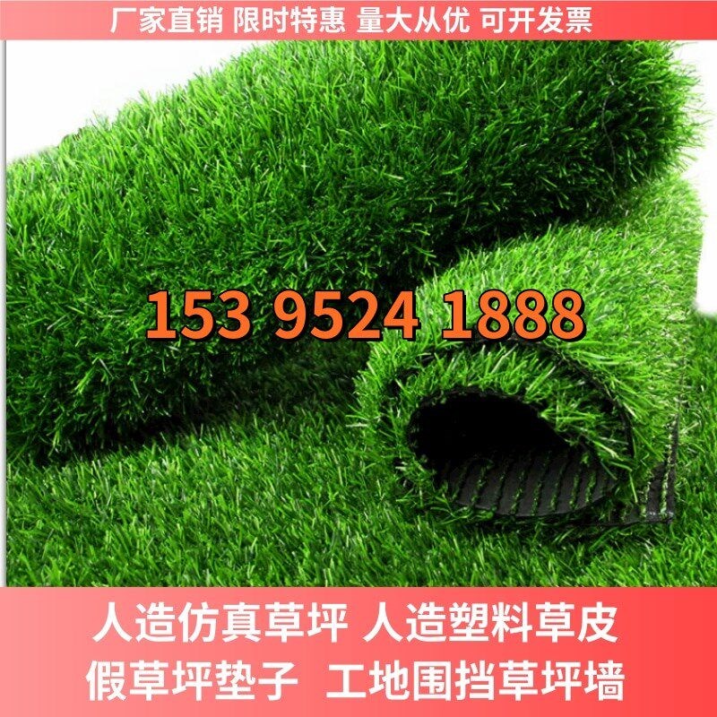 仿真草坪塑料草皮地毯户外草坪墙草坪网工地围挡草坪假草蓆子庭院