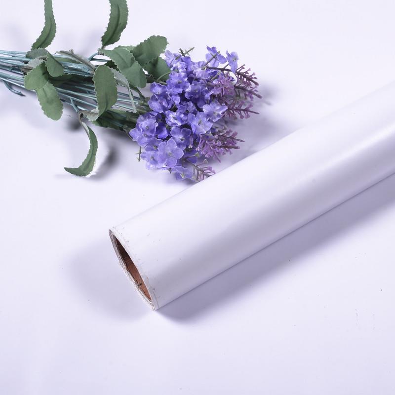 纯白 自粘墙纸PVC防水壁纸墙贴 纯白即时贴 家具翻新橱柜抽屉贴纸