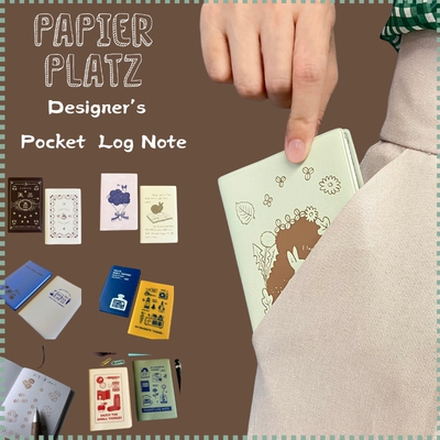 口袋笔记本艺术家联名日本制PAPIER PLATZ手账便签计划本Eric