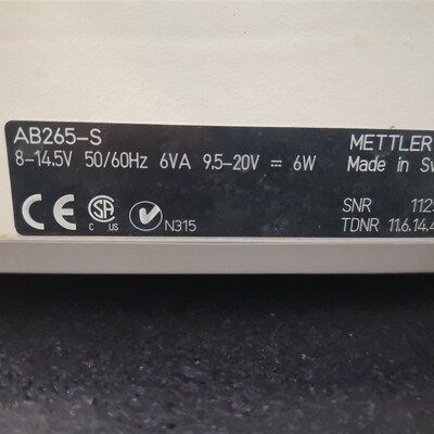 梅特勒-托利多 41D6D-AT5 CUB ACS防潮型天平称DC10V600MA充电器