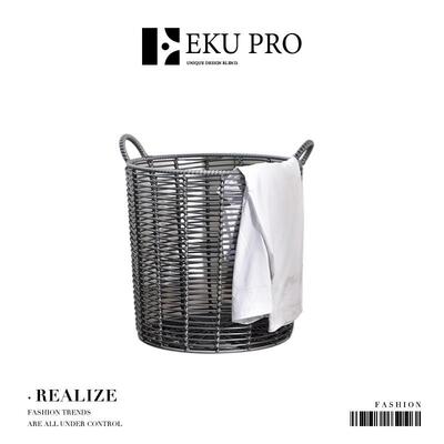 EKU PRO·知宋·收纳筐美式高级脏衣服篮彷藤编脏衣篓 | Realize