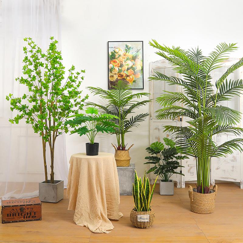 仿真树北欧散尾葵装饰客厅落地大型盆栽室内盆景摆件假绿植物树