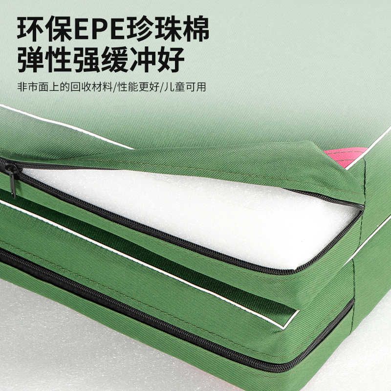 体操垫空翻垫跳高舞蹈武术体育训练折叠加厚帆布仰卧起坐海绵垫子