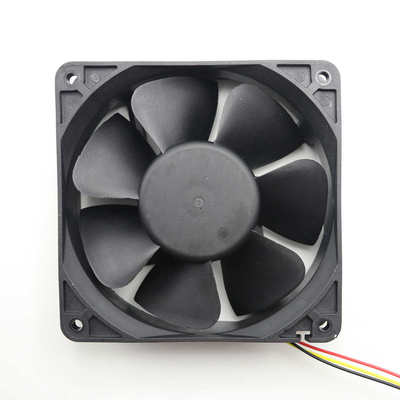 4寸 12公分轴流散热排风扇12038 工业控制柜三线直流24V0.35A风机