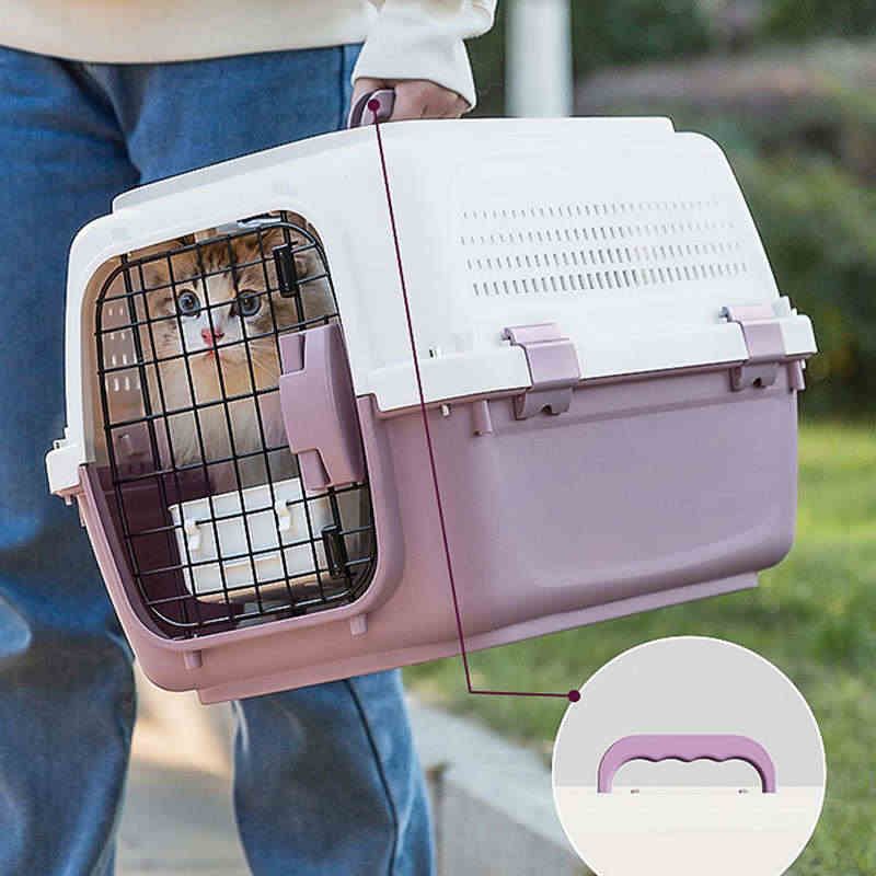 航空箱猫宠物猫咪狗猫笼外出便便箱笼子便携小型犬国航太空箱车载