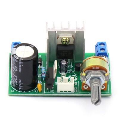 LM317电源板调压板带保护1.5A 1.25V-37V连续 可调直流稳压板