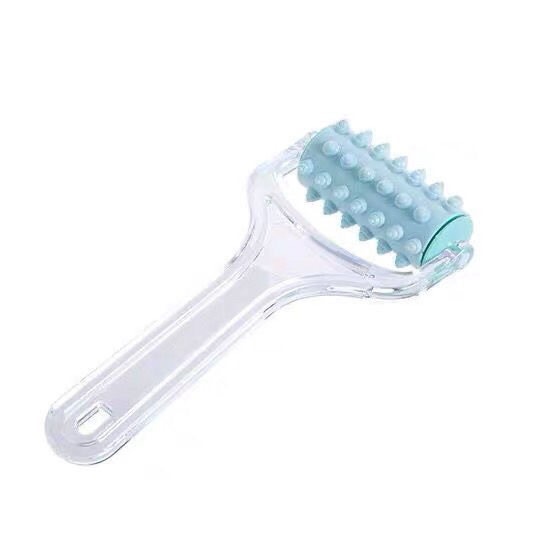 手持小滚轮经络疏通腿部按摩器滚轮按摩穴位手动滚珠肩颈按摩神器
