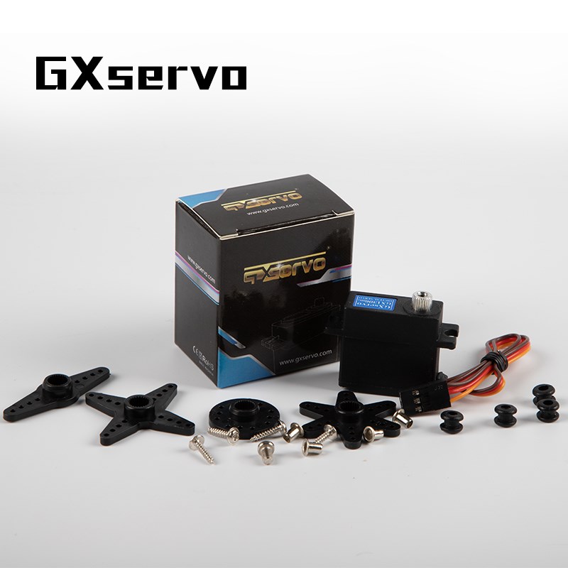 GXservo功勋动力pwm数字舵机6kg 航模舵机机器人舵机17克换挡舵机