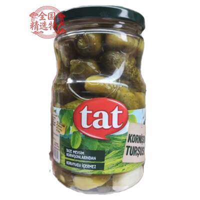 TAT塔特醋渍黄瓜青瓜蔬菜泡菜 pickled cucumber 680g土耳其进口