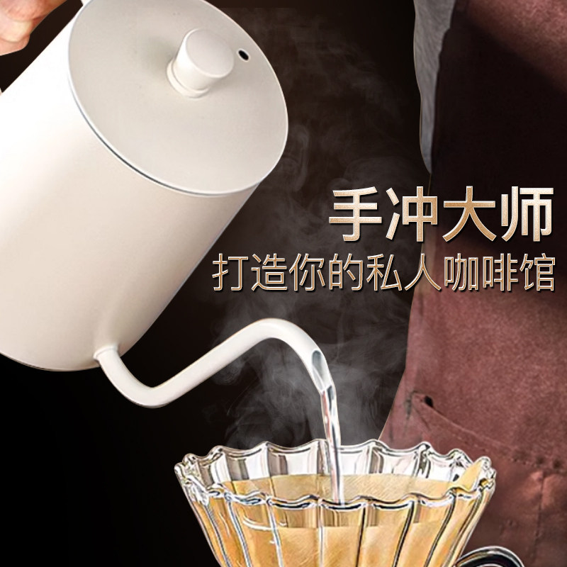 湛派316L不锈钢手冲壶家用挂耳长嘴壶加厚咖啡壶水壶手冲咖啡器具