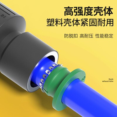 ASV快速排气放气节流阀310F-01-06S带消声器可调节接头410F-02-08