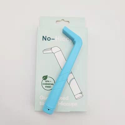 跨境新款Stop Hiccups止嗝吸管立即停止打嗝吸管大人小孩儿童止嗝