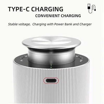 Portable Car Aroma Diffuser Machine USB Rechargeable Electr