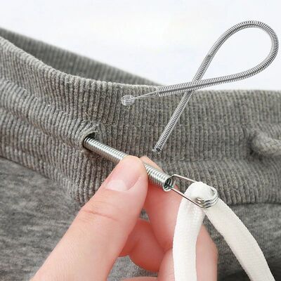 Spring Drawstring Threader Tool-Rope Threader Clip for Draws