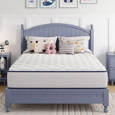6 Inch Twin Mattress, Foam and Spring Hybrid Mattresses in a