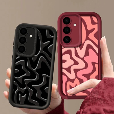 Striped Pattern Phone Case For Samsung Galaxy A56 A16 A17 A